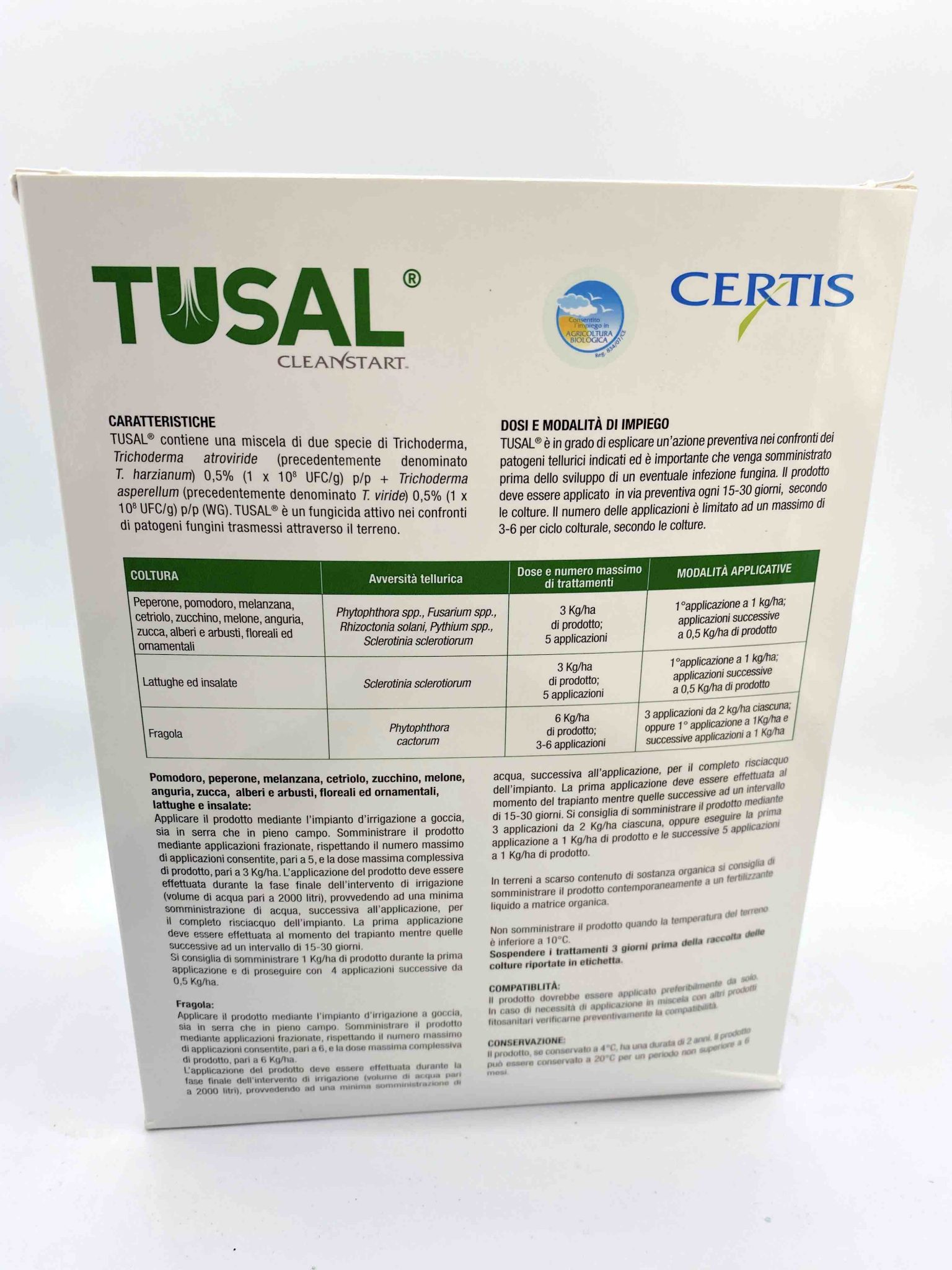 TUSAL- Certis - Fungicida Biologico - Vendita Fitofarmaci